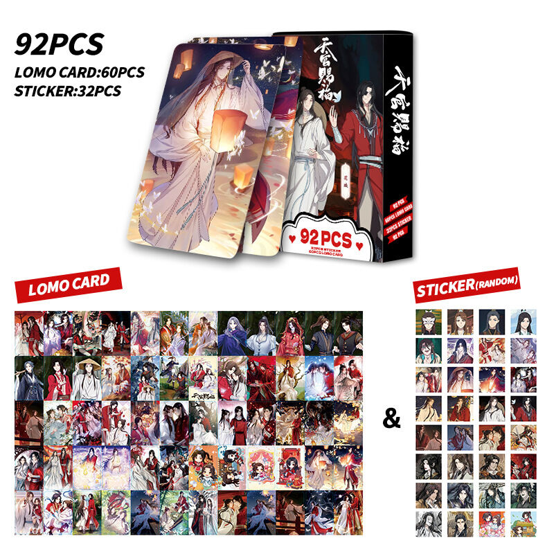 【ALLGOOD】92pcs Heaven Official's Blessing Laser Lomo Card Tian Guan Ci ...