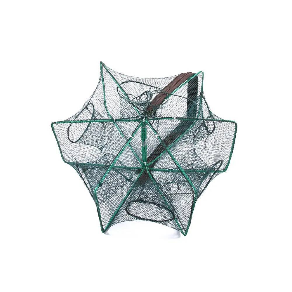 Fishing Net Mesh Folded Hexagon Octagon 8 Hole Hand Fishing Net Casting ...