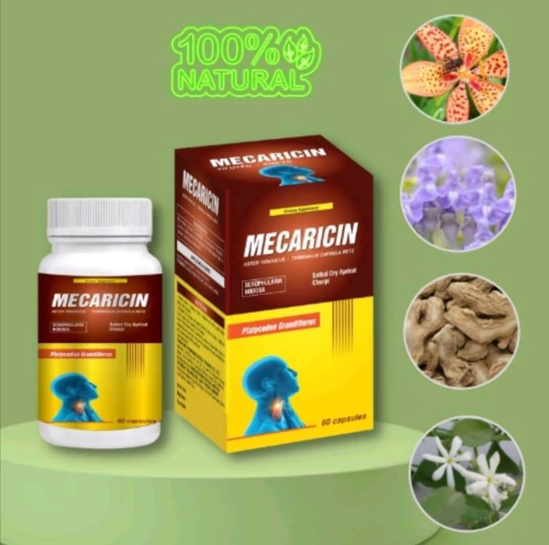 MECARICIN - Helps Remove Laryngitis, Tonsillitis and Pharyngitis 60 ...