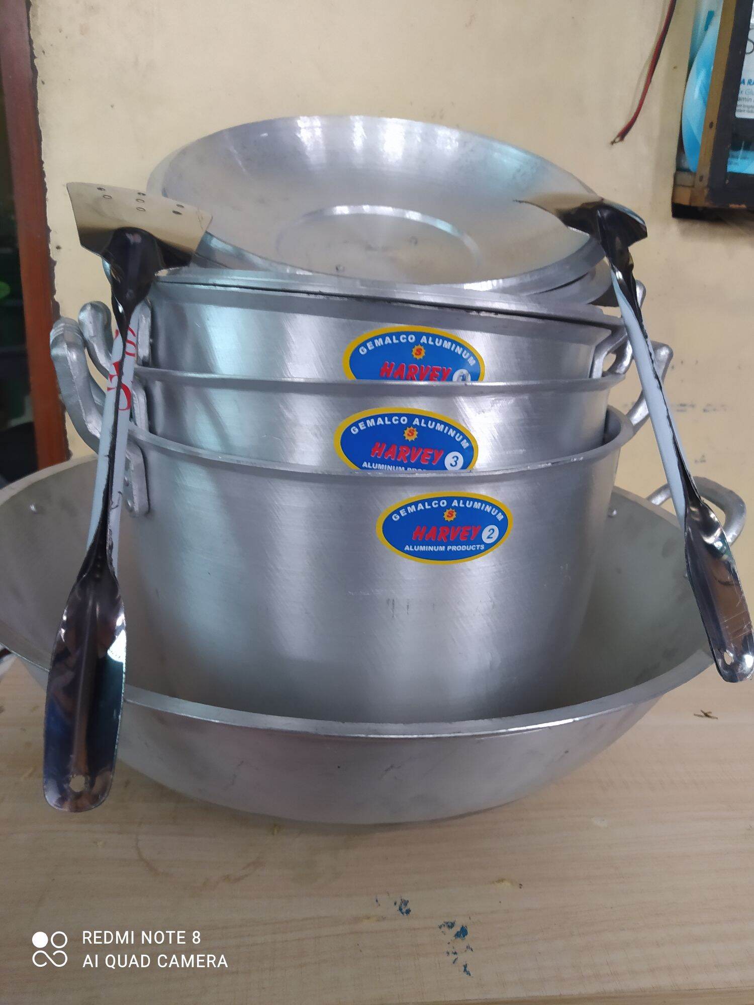 HARVEY KALDERO SET SIZE TALYASI (#4)47CM (#2)SWING KALDERO 23CM (#2 ...