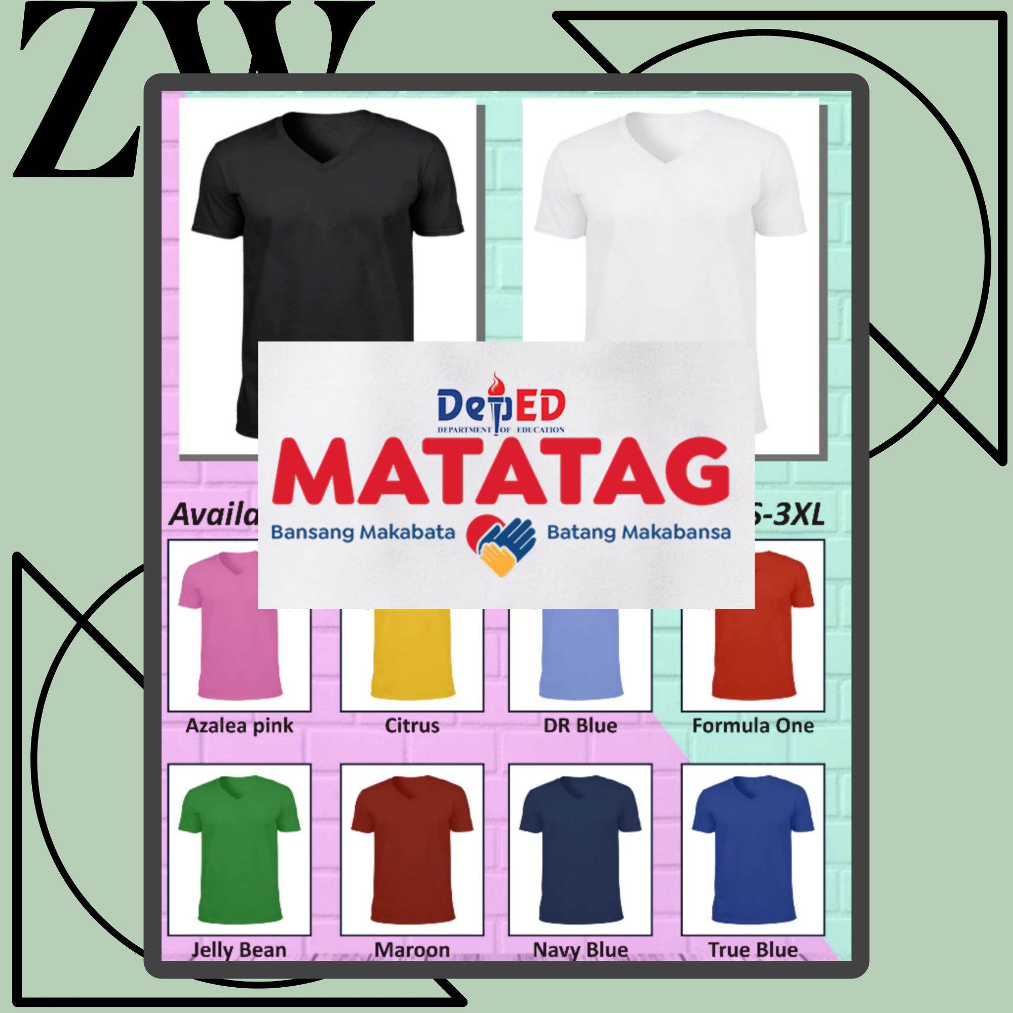 DepEd Matatag VNECK Customize | Lazada PH