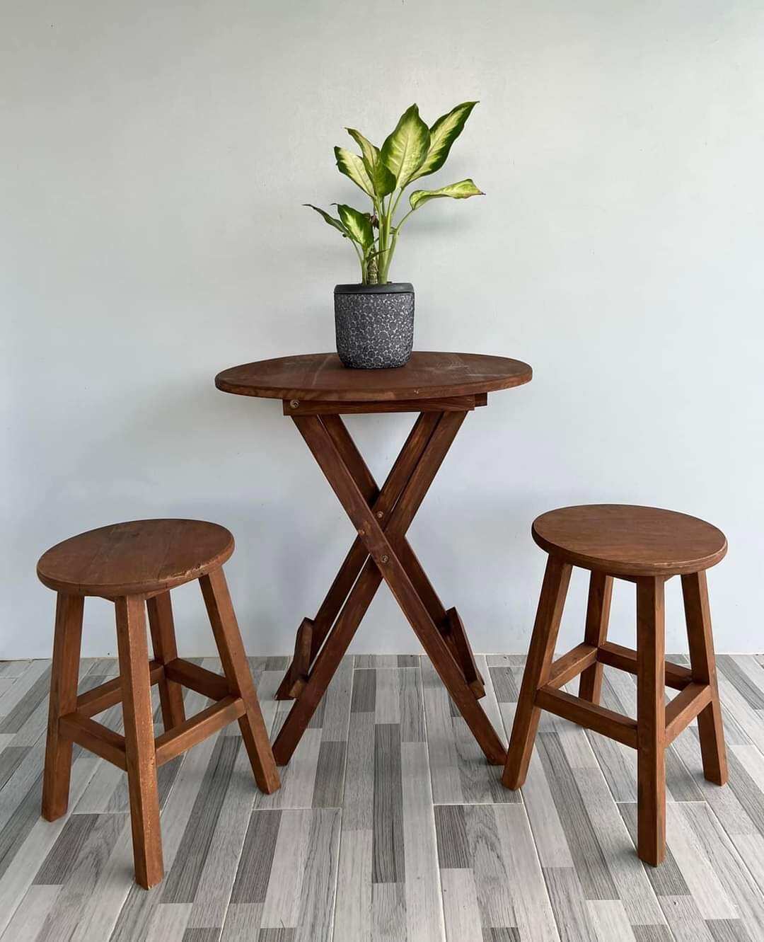 Folding Round Table Solid wood | Lazada PH