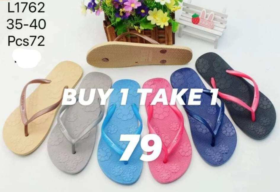 BUY 1 TAKE 1/ 79PESOS SLIPPERS FOR WOMEN | Lazada PH