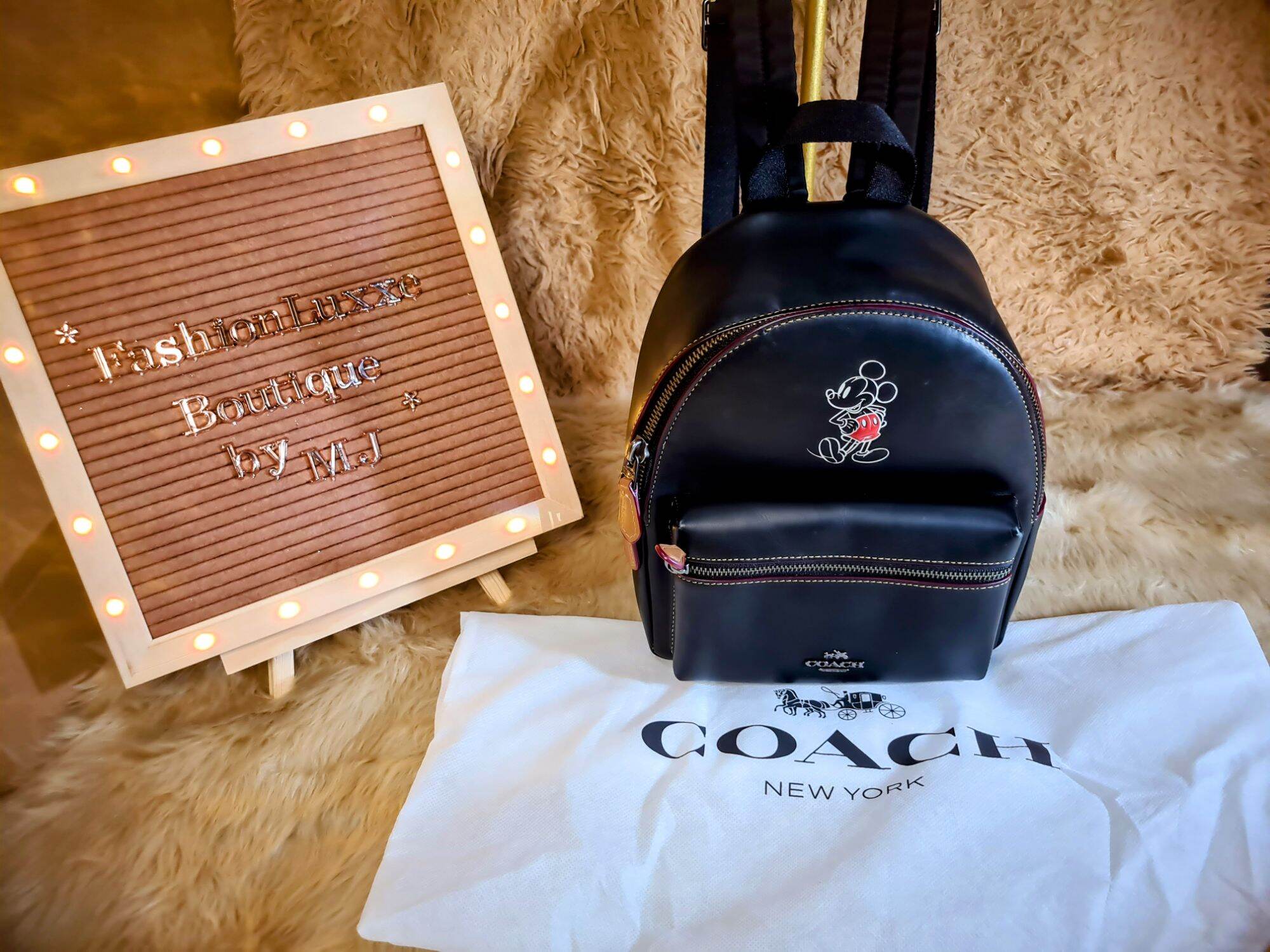 Disney Coach Mickey Backpack | Lazada PH