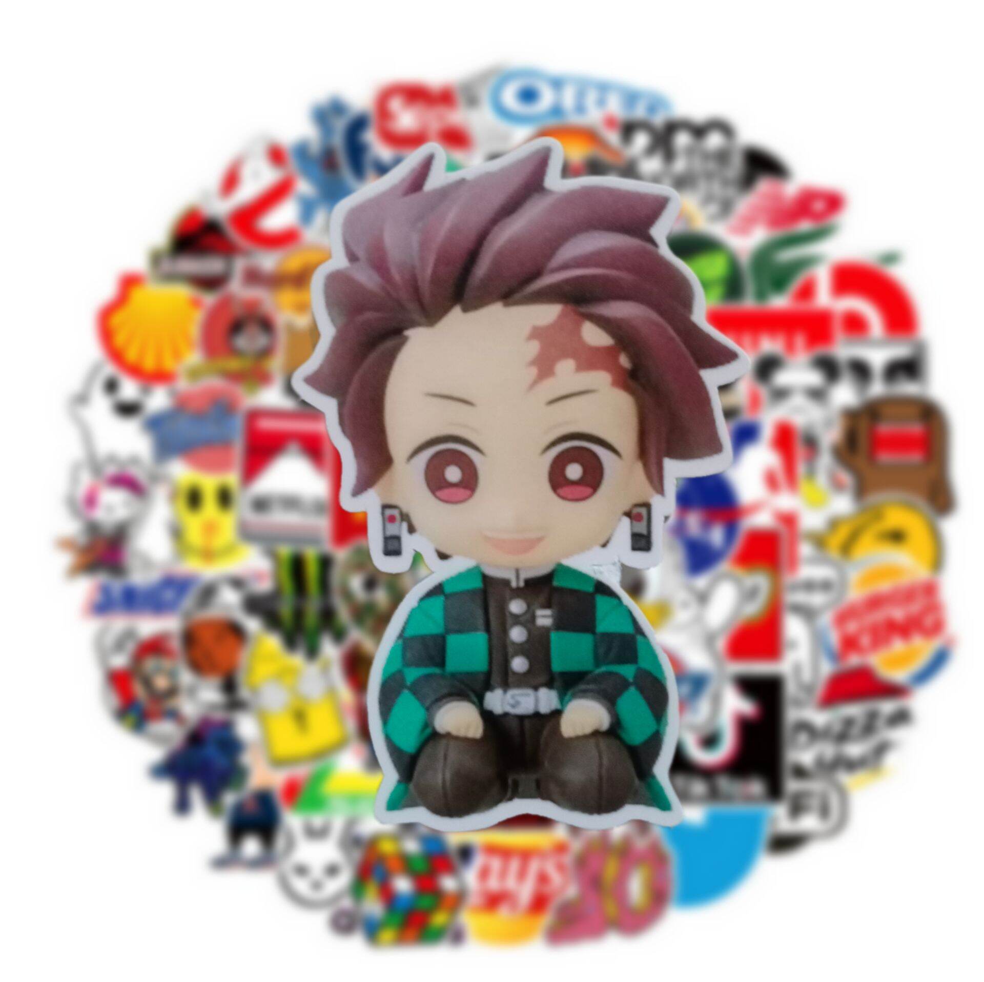 Buy1Take5 Anime Demon Slayer Design Aquaflask Sticker Waterproof ...