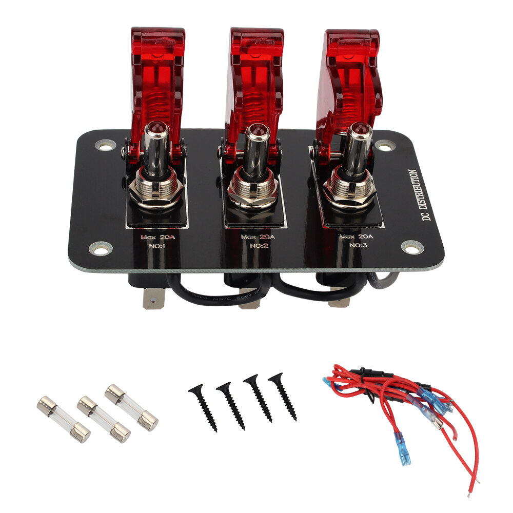20a Toggle Switch Panel With Fuse Car Switch Panel Ignition Switch