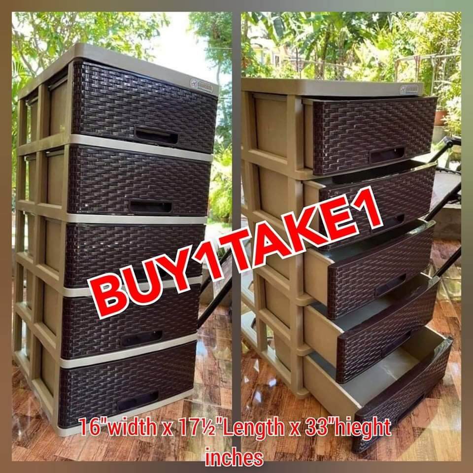 Buy1take1 5Layer Drawer Ratan | Lazada PH
