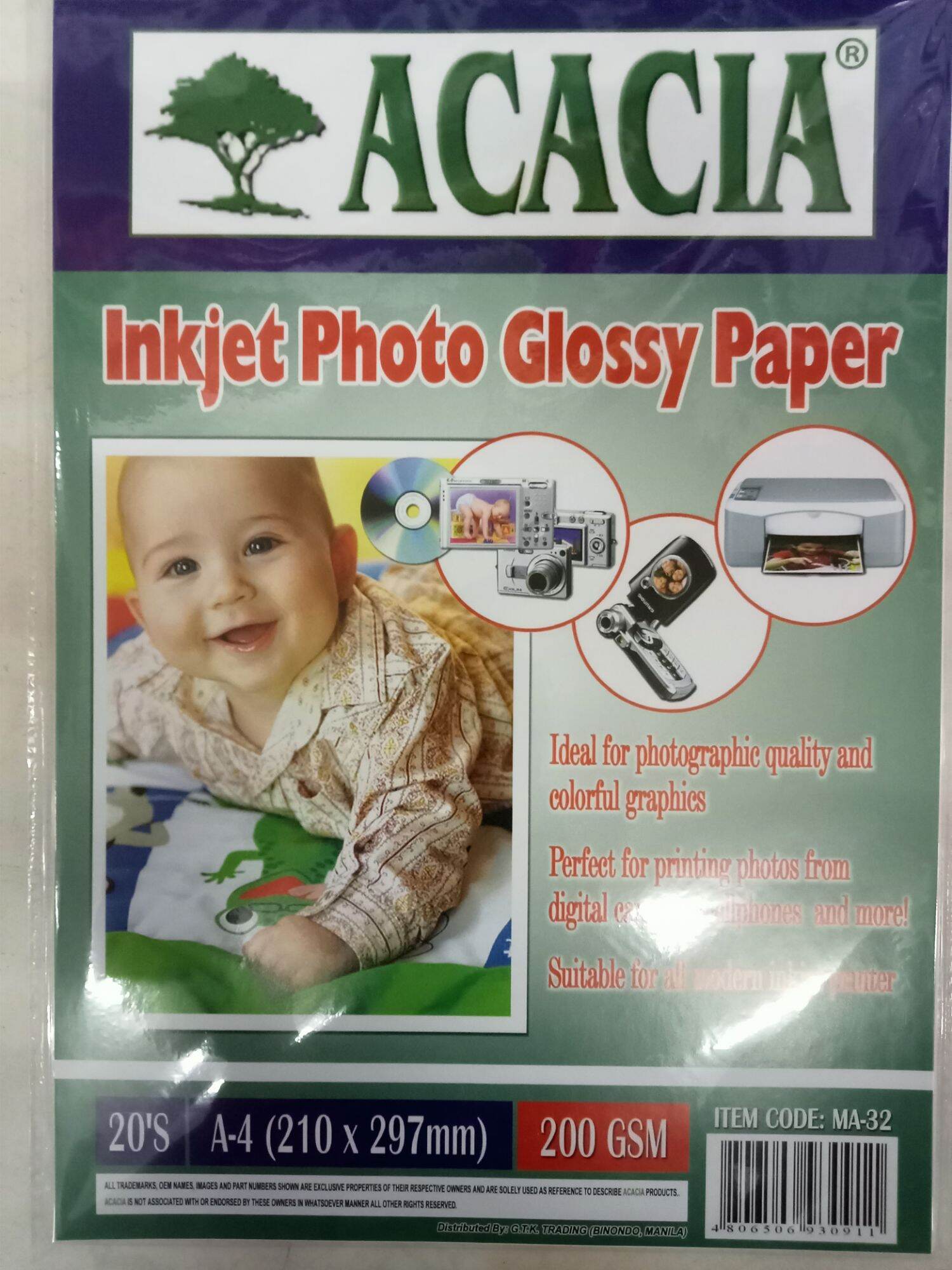 acacia glossy photo paper | Lazada PH