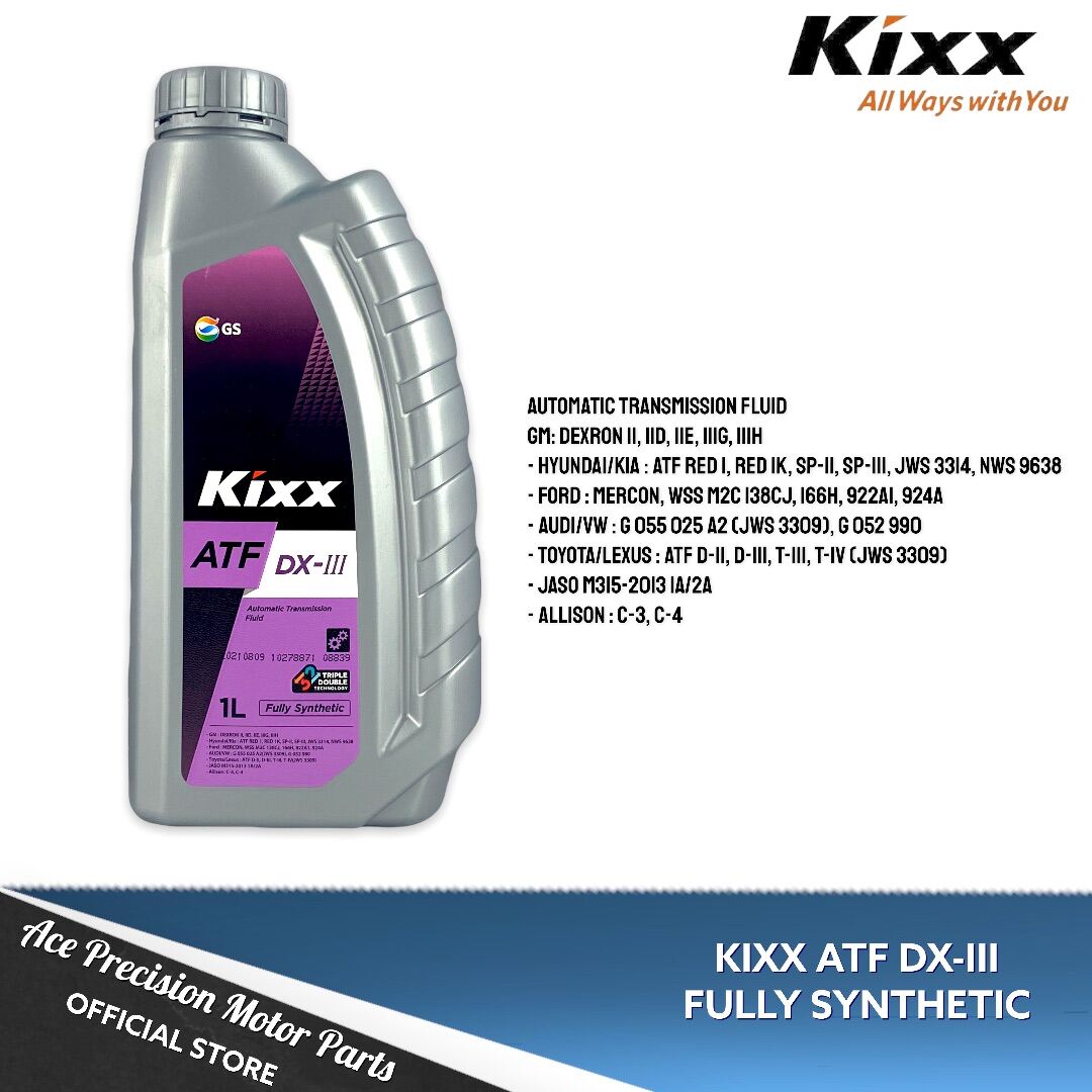 Kixx ATF DX-III Fully Synthetic 1L | Lazada PH