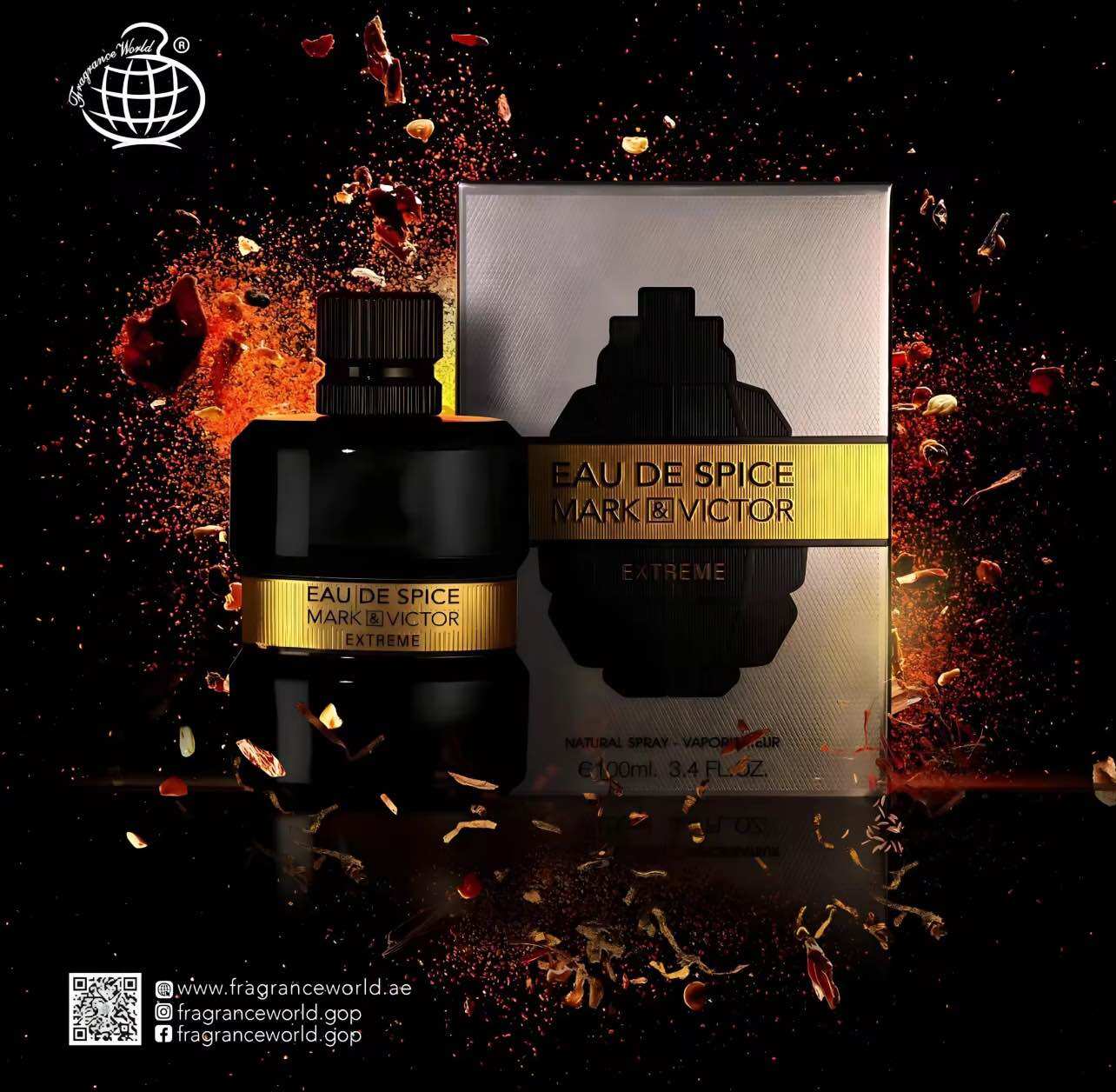 PFD Fragrance World Eau de Spice Extreme, Mark & Victor EDP 100ml ...