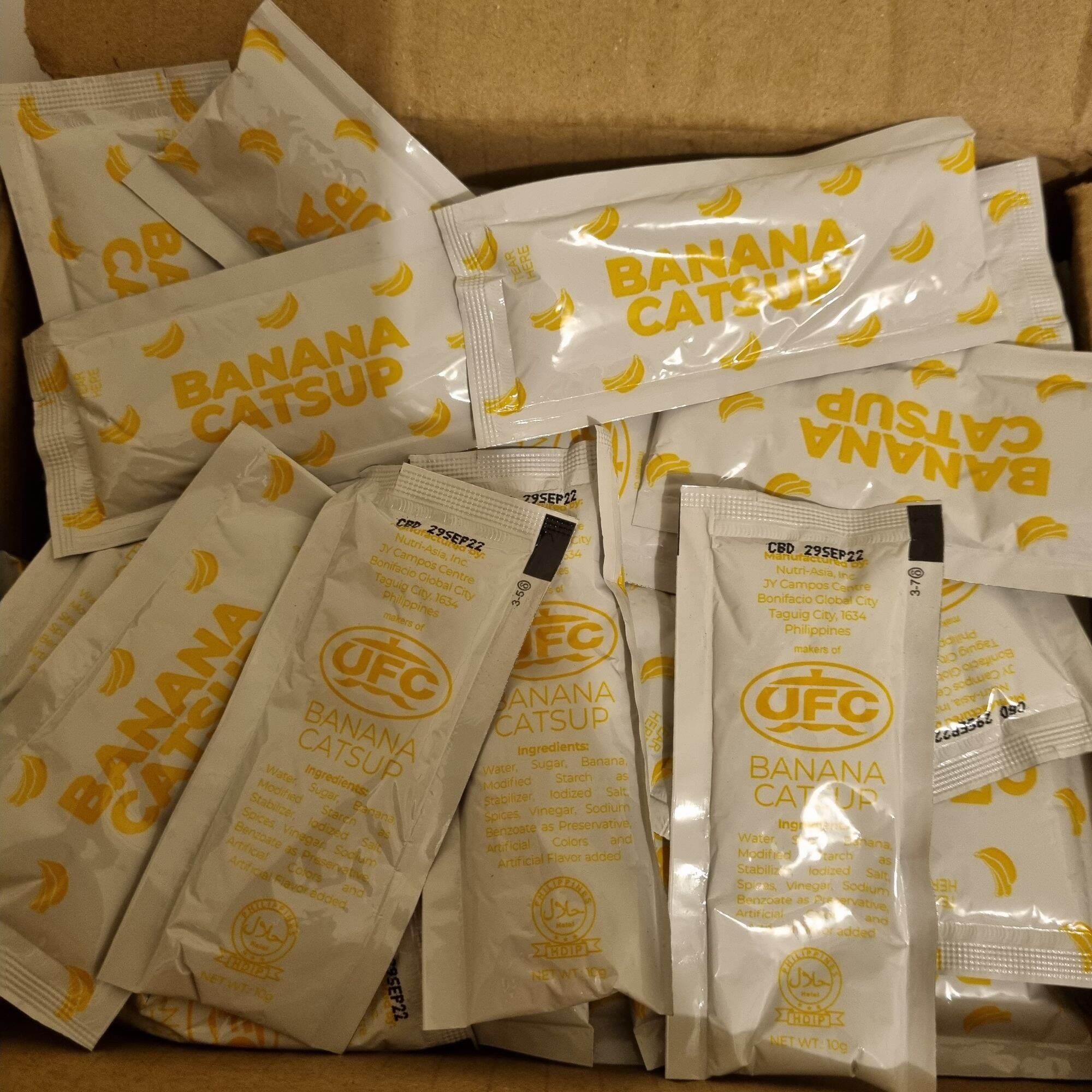 LOWEST PRICE GUARANTEED UFC BANANA CATSUP 10G SACHET 100PCS AND 200PCS ...