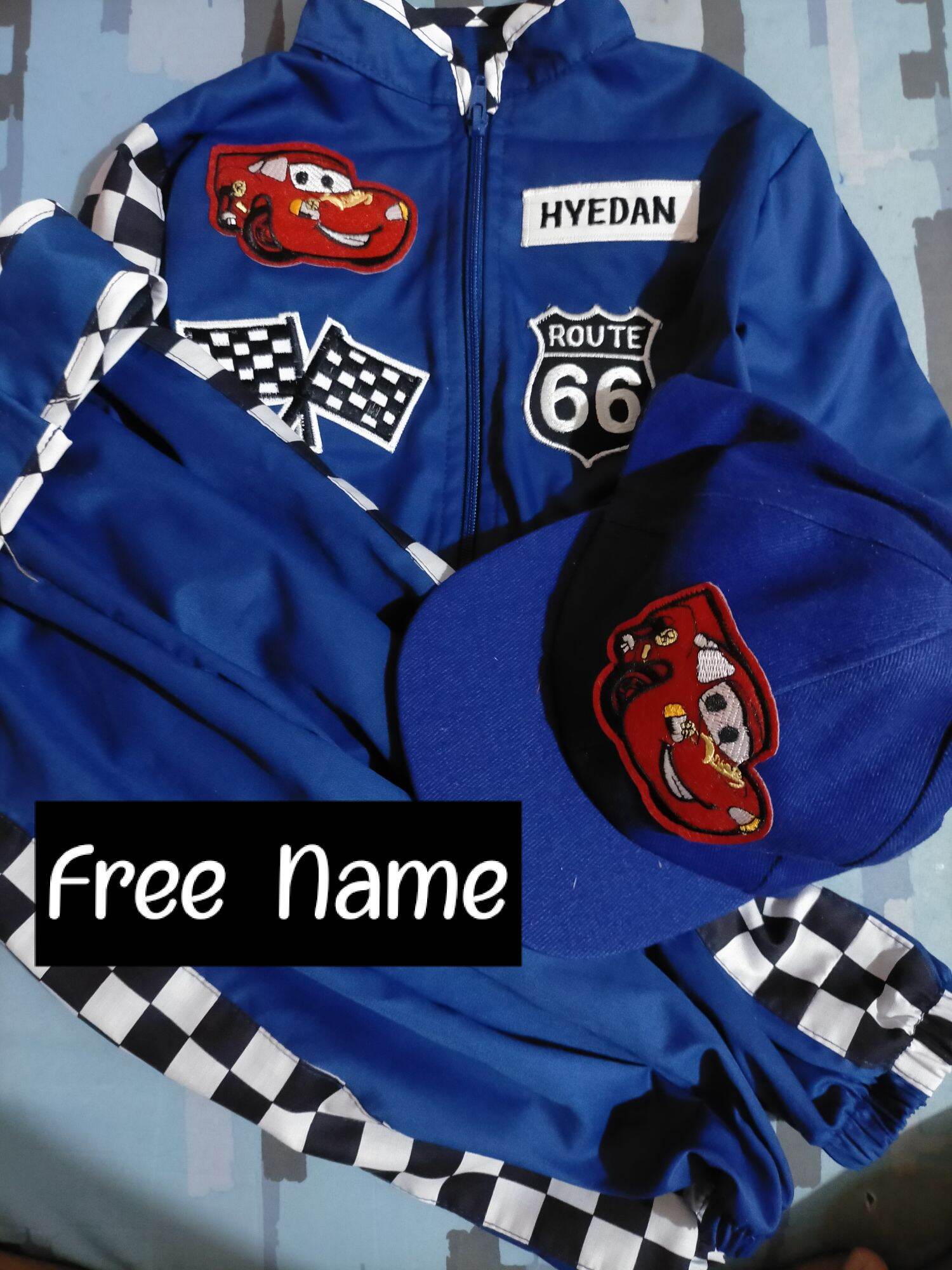 Racing Costume Car Mcqueen theme with free name (1-8 y.o) | Lazada PH
