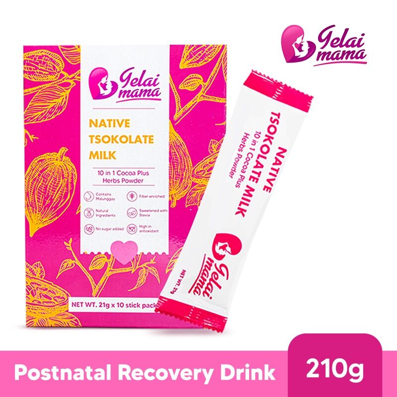 Gelai Mama Native Tsokolate Milk 10-IN-1 Cocoa Herbal Powder | Lazada PH