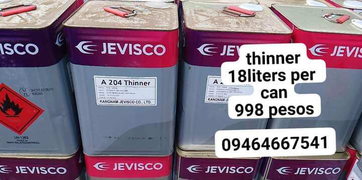 thinner 18liters per can 998 pesos 09464667541 | Lazada PH