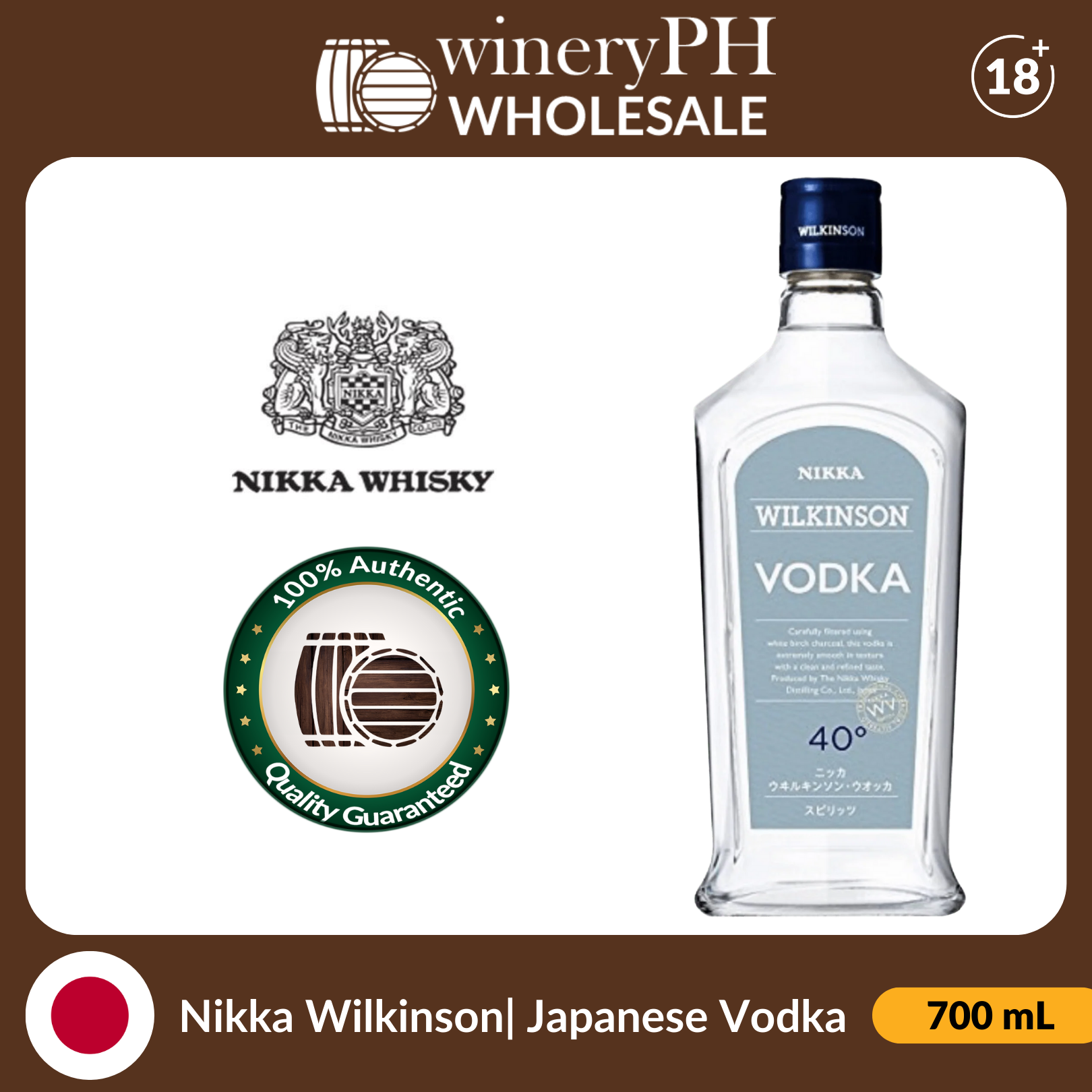 Nikka Wilkinson | Vodka | WINERY PH WHOLESALE | Lazada PH