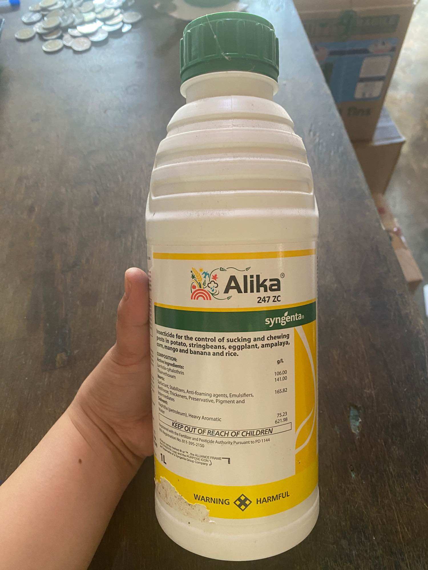 ALIKA 247 ZC Insecticide (Lambda-cyhalothrin and Thiamethoxam) 250 ml ...