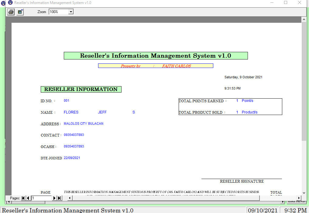 Reseller's Management Software™ | Lazada PH