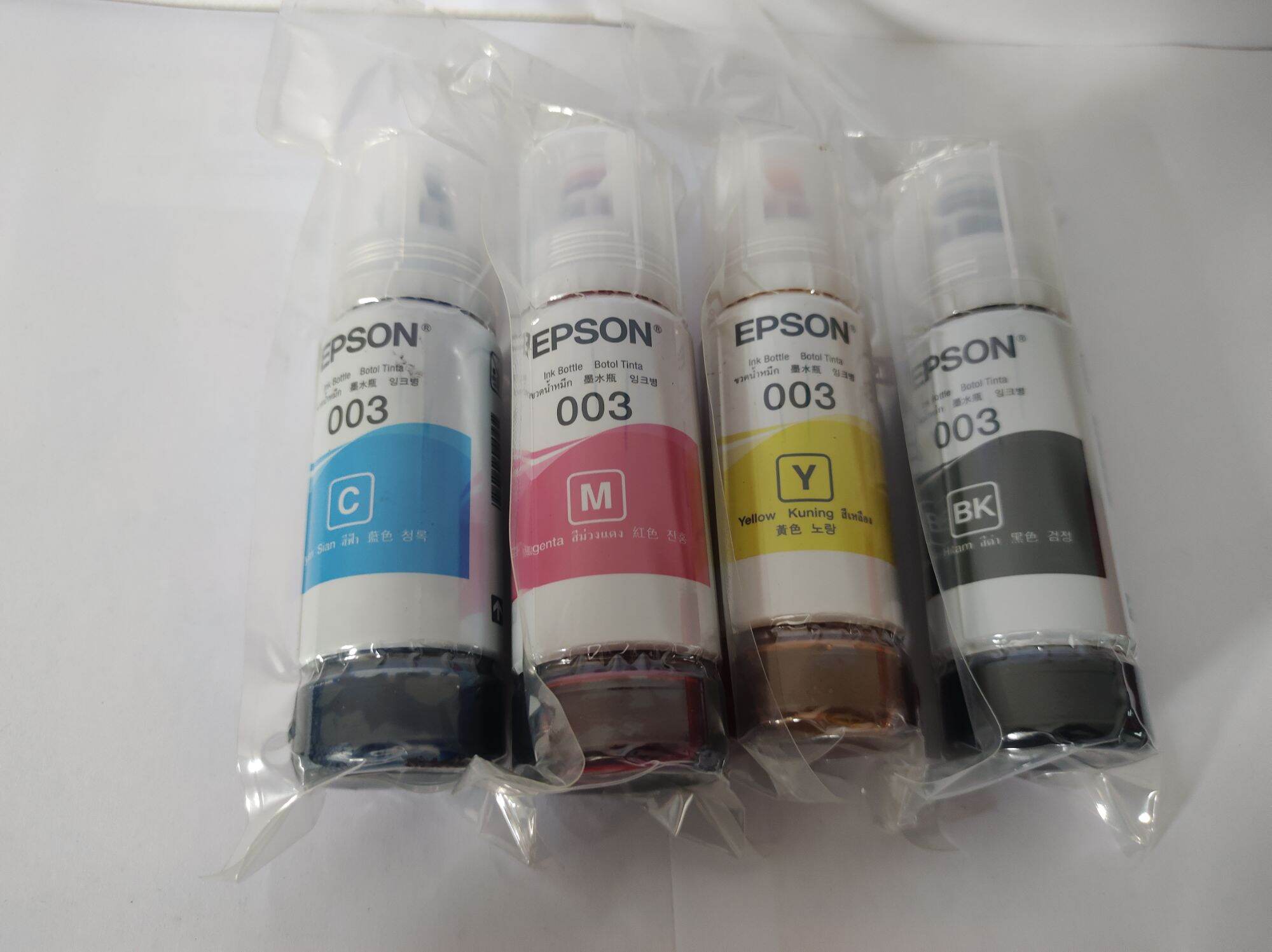 003 cmyk set ink for epson L1210 L1250 L3210 L3250 L5290 printer sealed ...