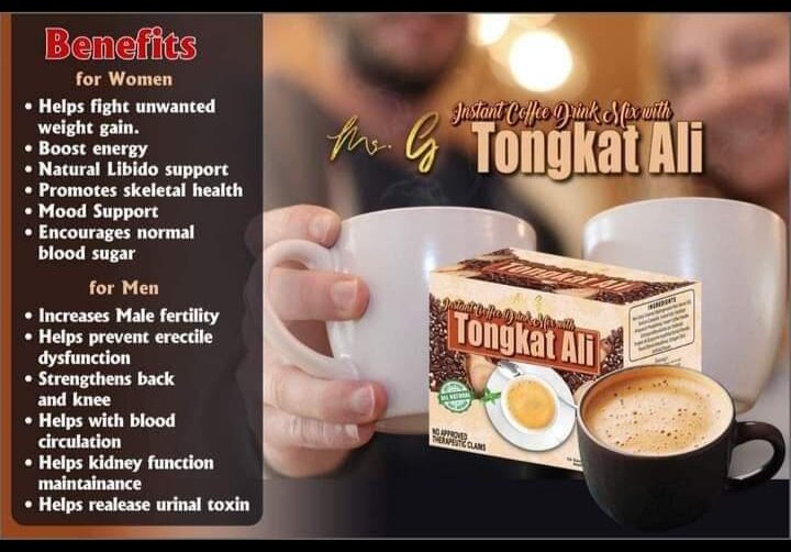 1 BOX TONGKAT ALI COFFEE 10 SACHET AUTHENTIC SOLD BY ECS AMAZING LIFE ...
