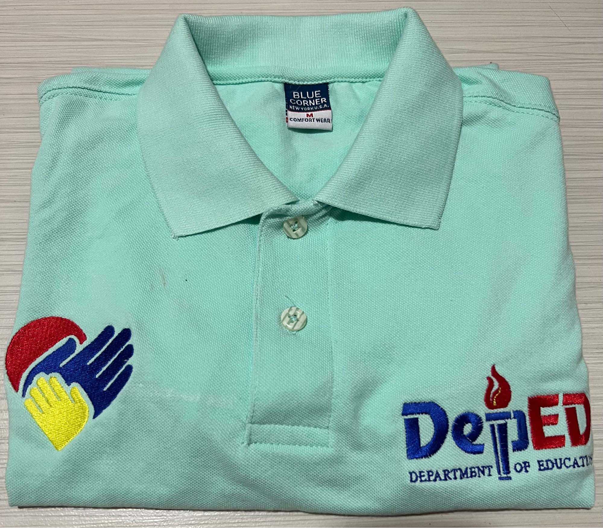 PLUS Size DEPED Matatag Front Embroidered Poloshirt | Lazada PH
