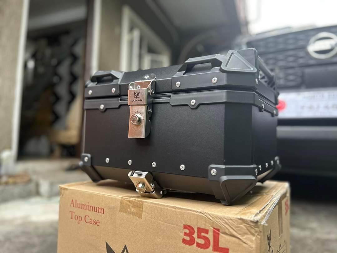 25L 28L 35L Alloy top box SEC Motobox Niwra with leather inner lining ...