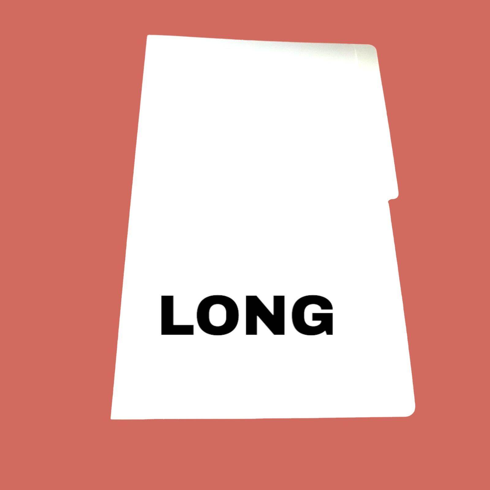 White Folder Long Short 25pcs 14pts Office School Supplies Paper ...