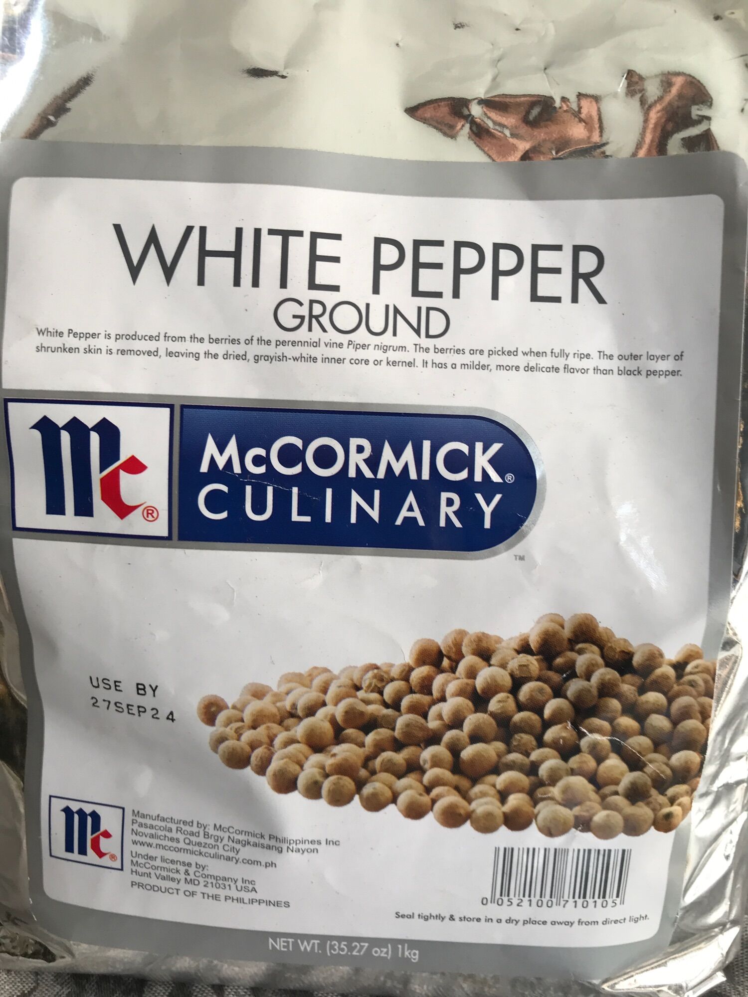 McCormick White Pepper Ground 1kg | Lazada PH