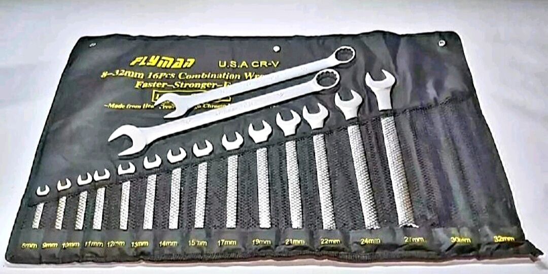 Heavy-duty 16pcs Combination Wrench Set Original Flyman Usa | Lazada PH