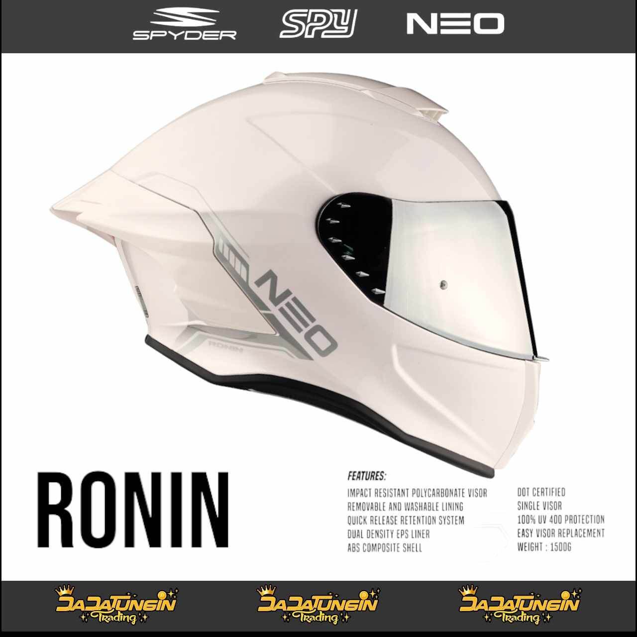 NEO Ronin Fullface Helmet w/ Free Clear Visor | Lazada PH