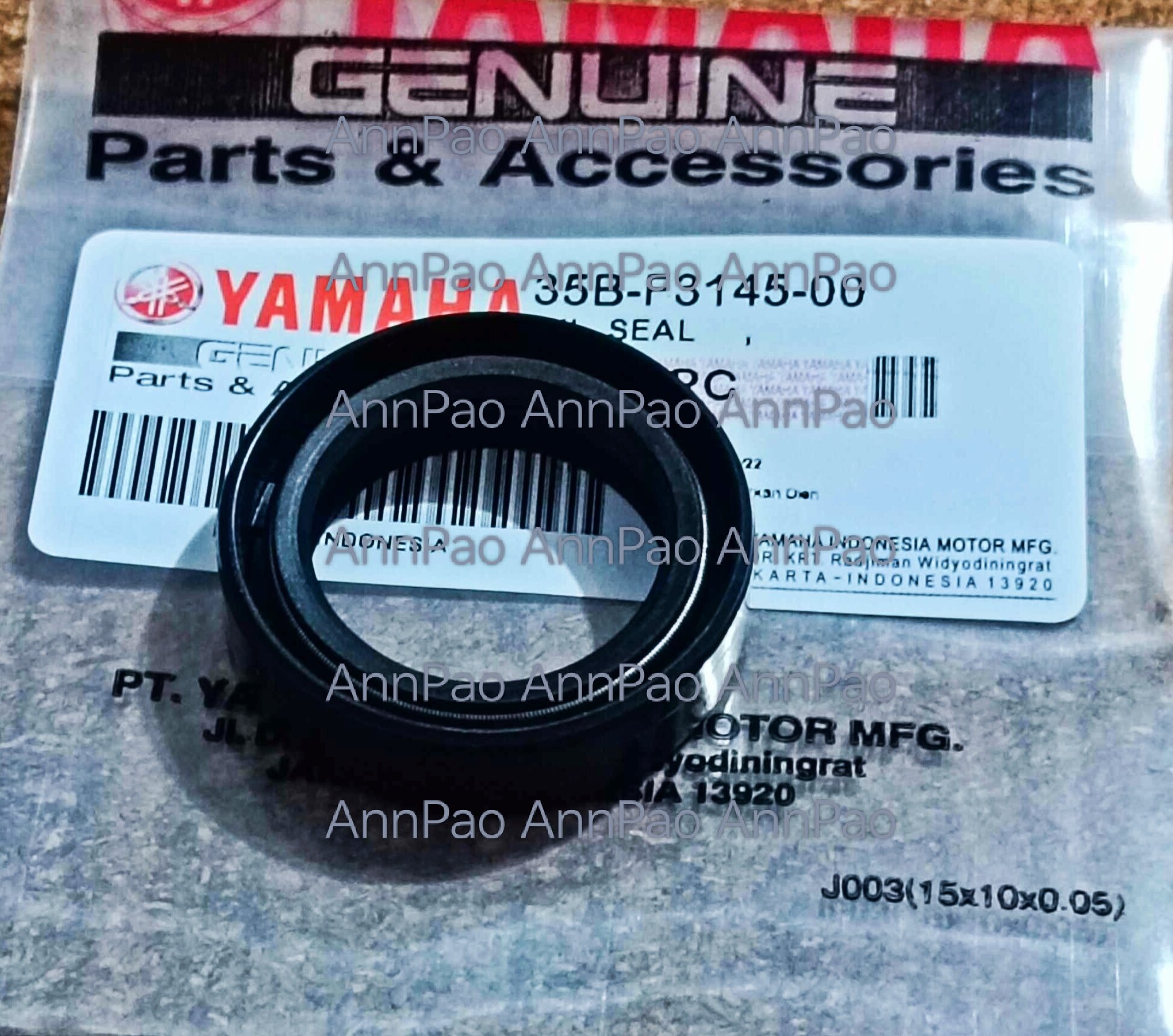 Fork Oil Seal ( Oil Seal *35B ) For YAMAHA YTX125 , RS110F [ 1 pc ...
