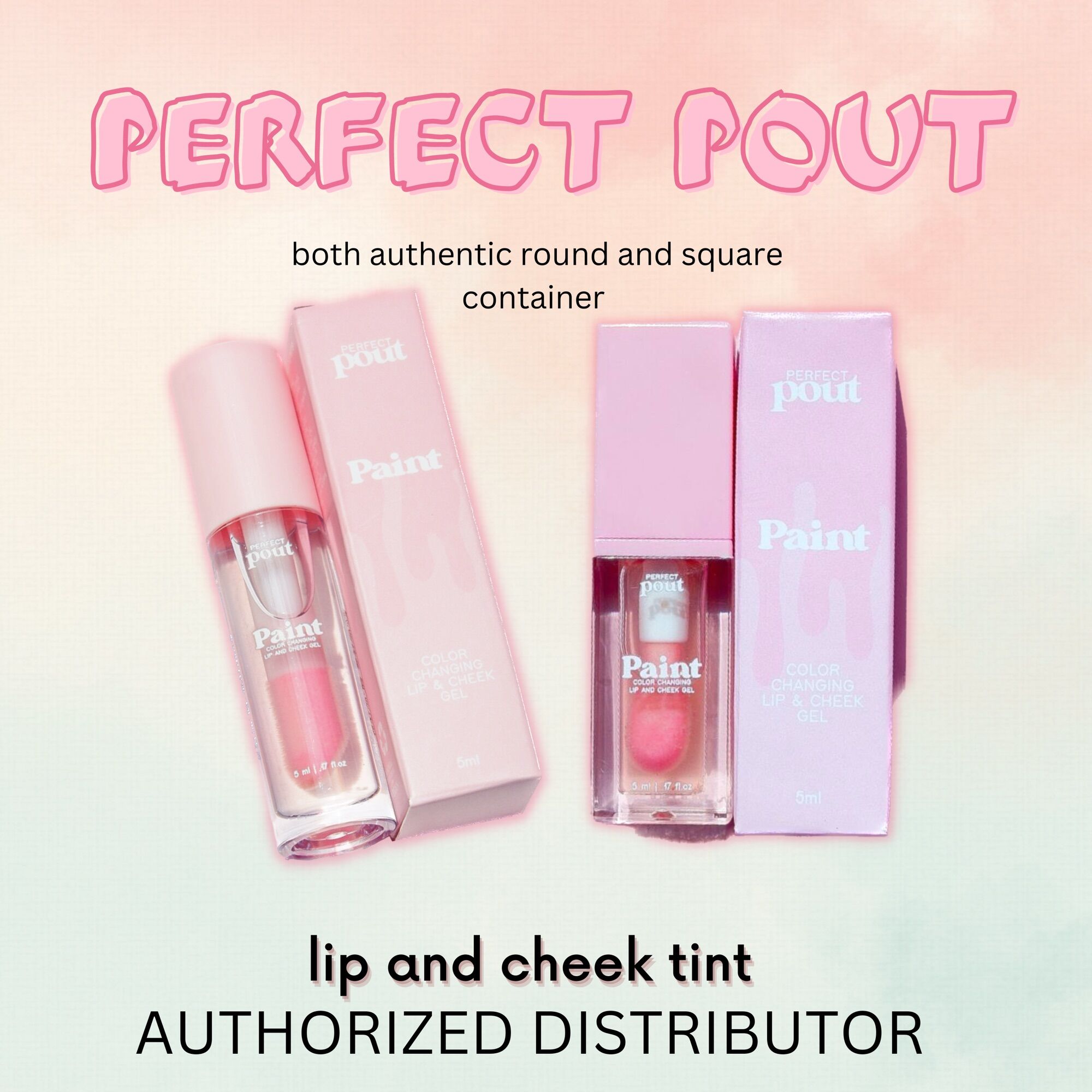Perfect Pout color changing lip and cheek gel (lip tint/cheek tint ...