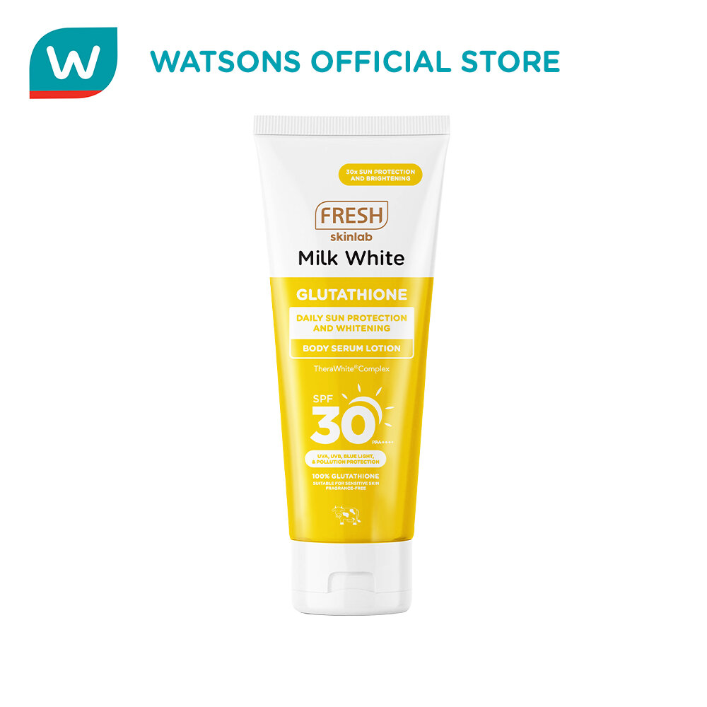 FRESH Skinlab Milk White Glutathione Body Serum Lotion SPF 30 180ml ...