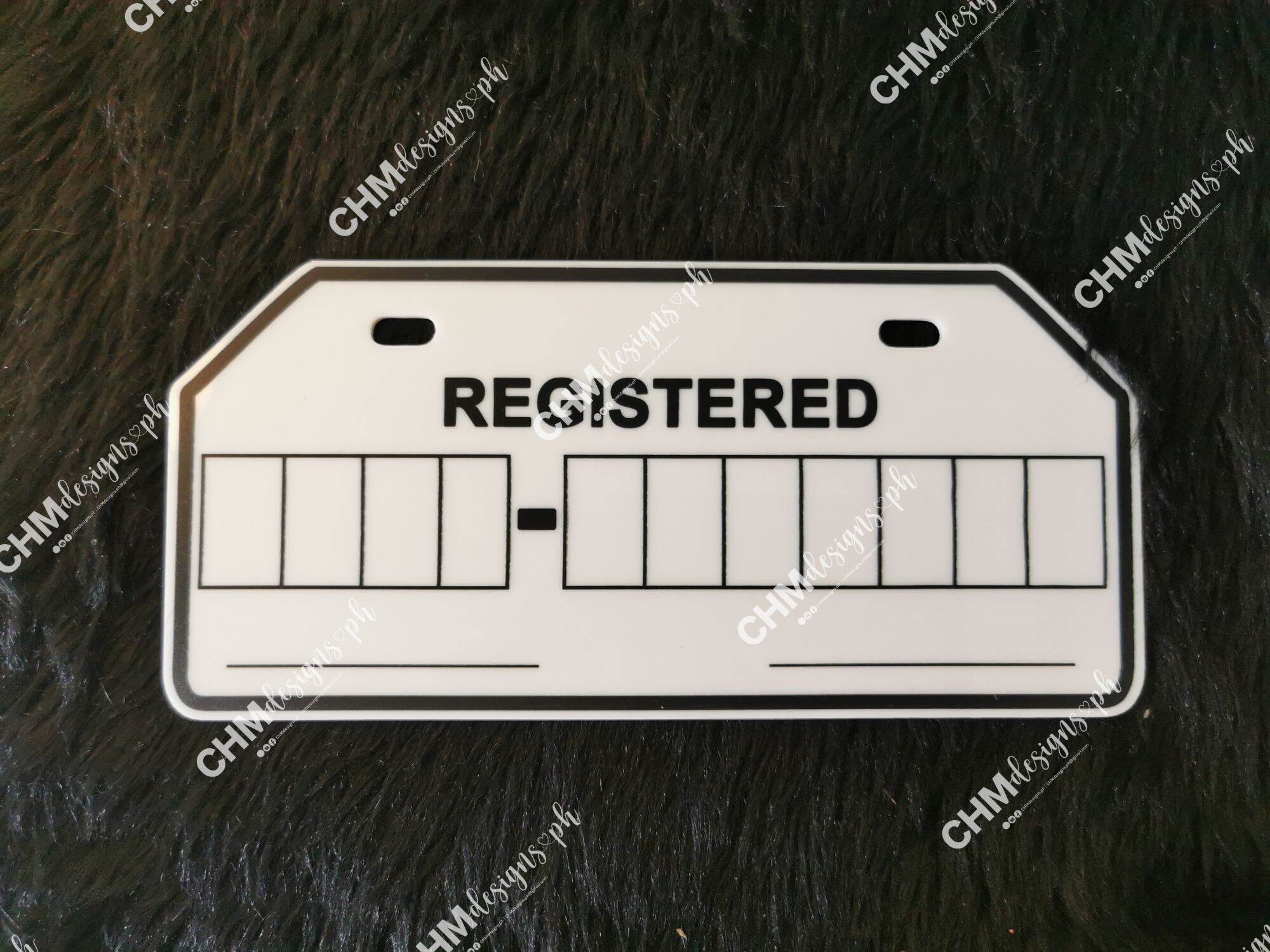 REGISTERED BLANK TEMPORARY MOTORCYCLE PLATE | Lazada PH