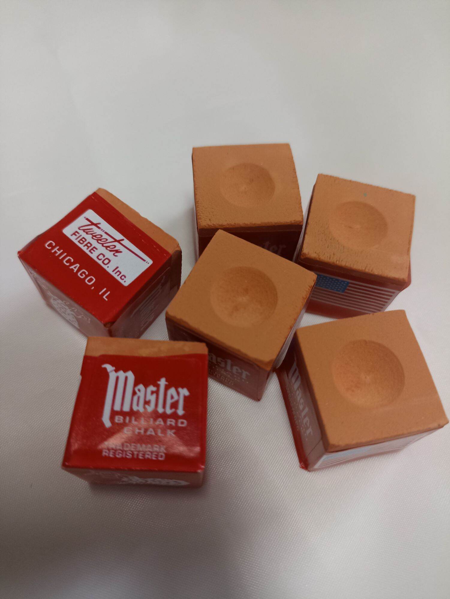 6PCS MASTER BROWN CUE CHALK/TISA NG TAKO/GAMIT SA TAKO NG BILYARAN ...