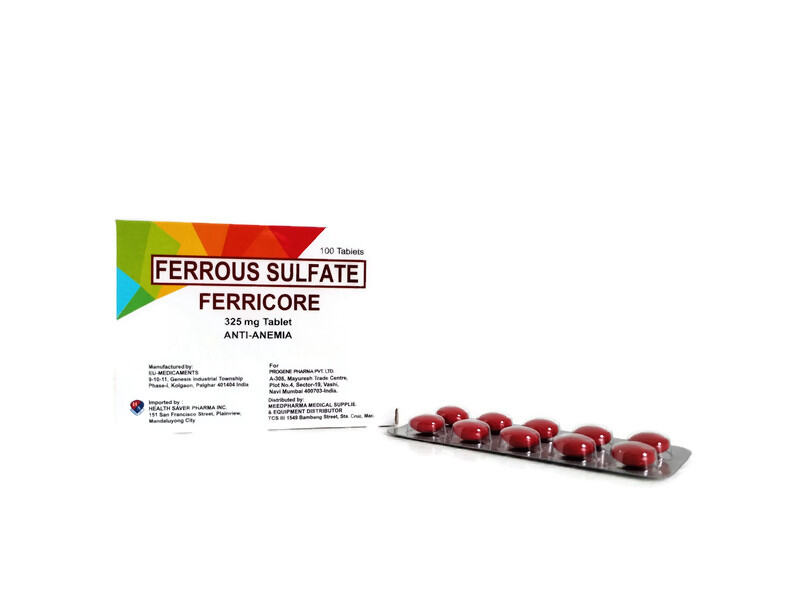 FERRICORE - Iron 105.6mg tablet ( as Ferrous Sulfate 325mg tablet ) 100 ...
