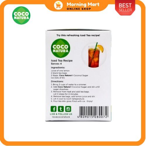 COCO NATURA ORGANIC COCONUT SUGAR (50 SACHETS) (175G) | Keto-friendly ...