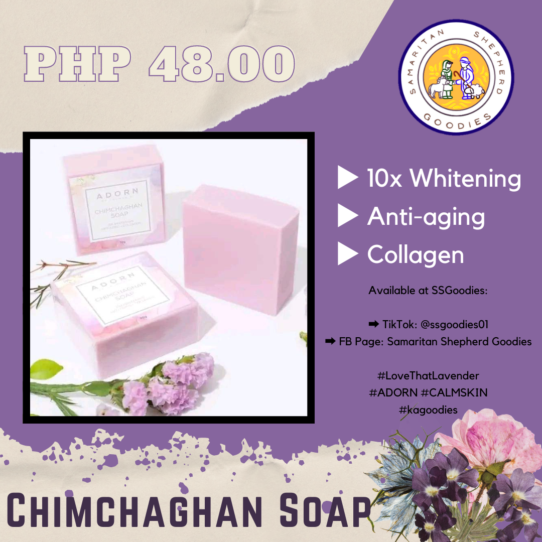 ADORN BY CALMSKIN Chimchaghan Soap (10x Whitening, Anti-aging, with ...