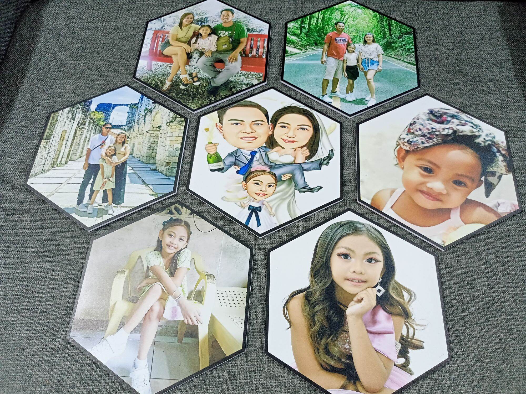 7pcs Bundle Hexagon Sintra Board (flat-type) | Lazada PH