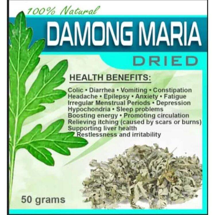 Damong Maria Dried Leaves 50g ( Loose Tea , Mugwort ) | Lazada PH
