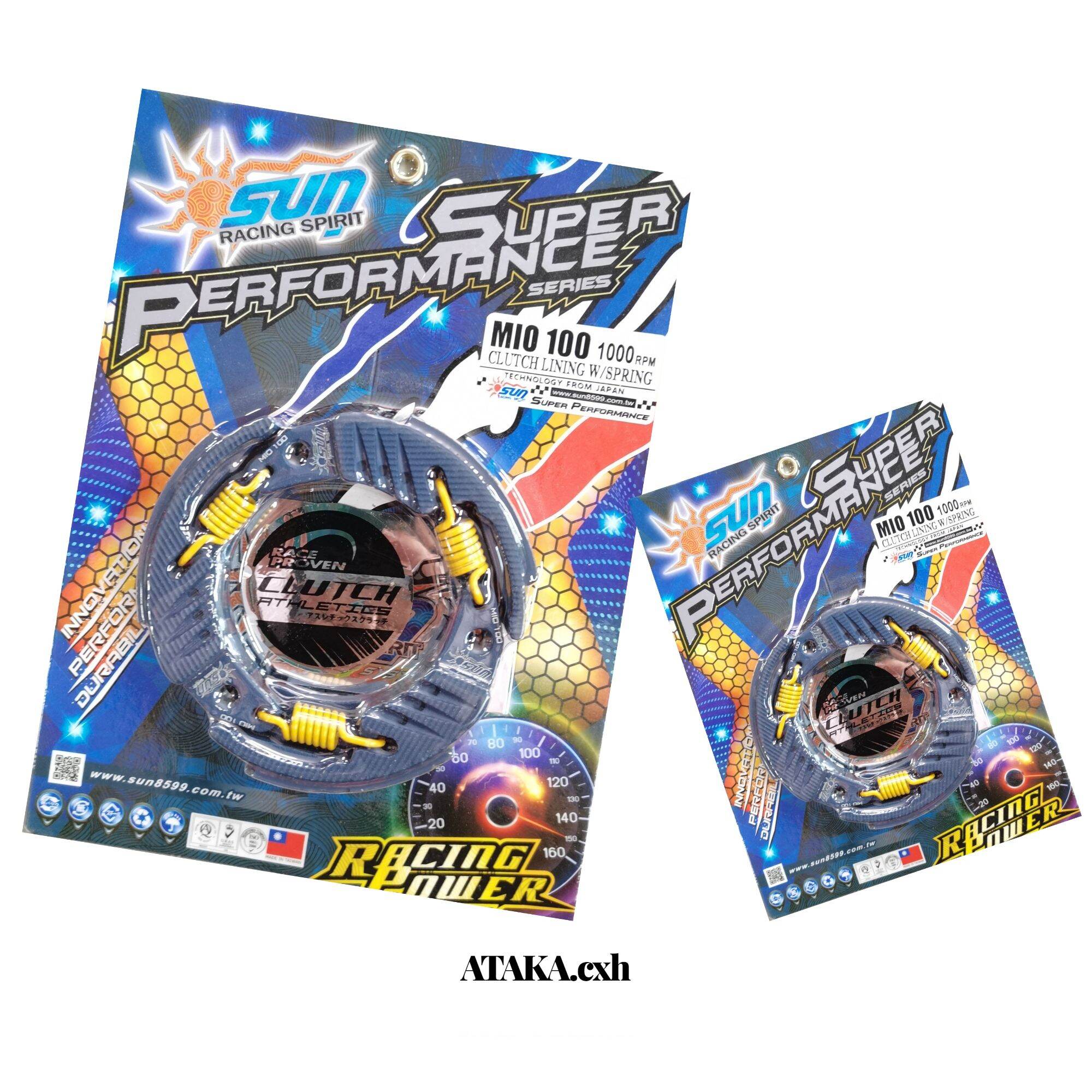 SUN RACING CLUTCH LINING MIO SPORTY SPULTY 1000RPM WITH SPRING | Lazada PH