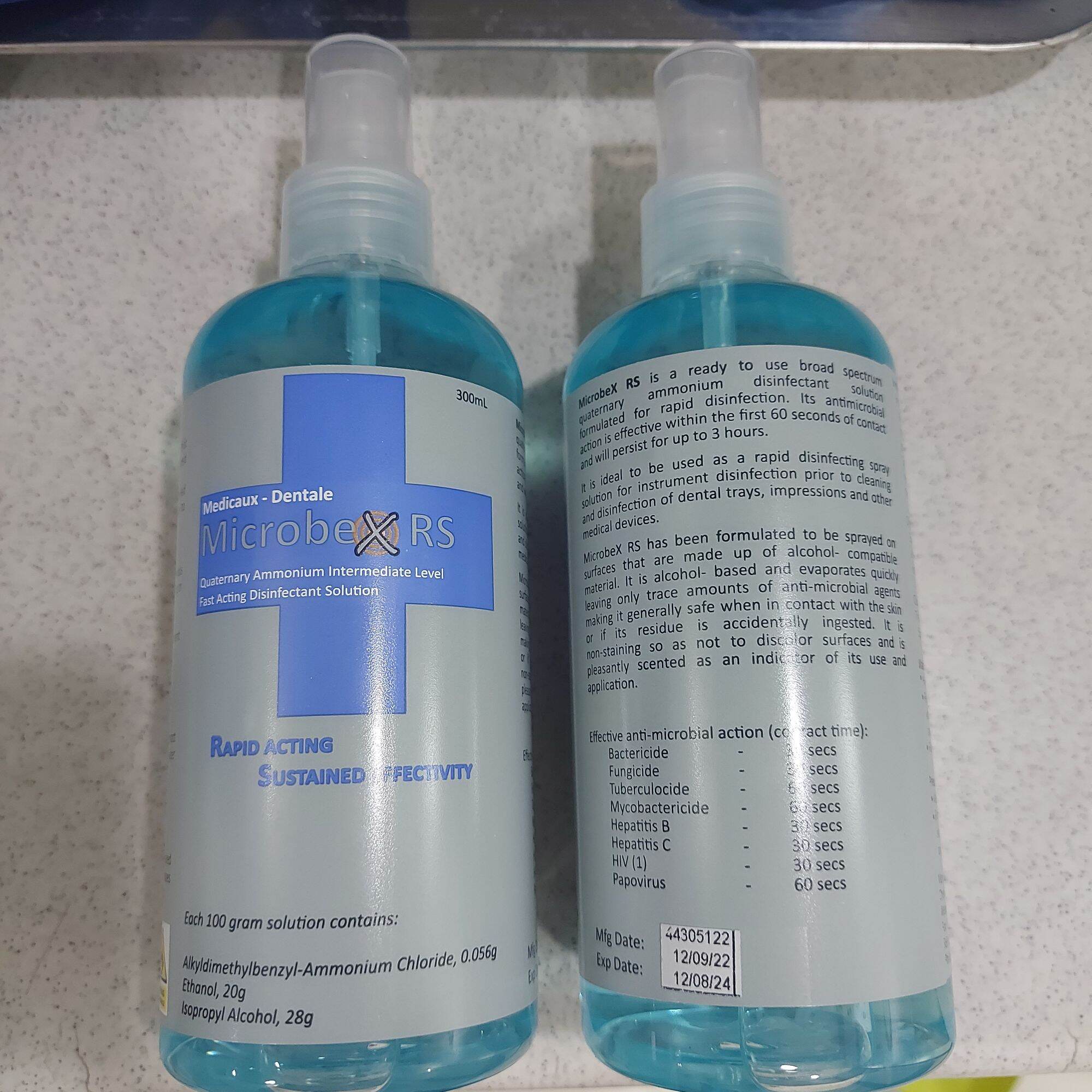 New Microbex RS Quaternary Ammonium Intermediate level fast acting ...