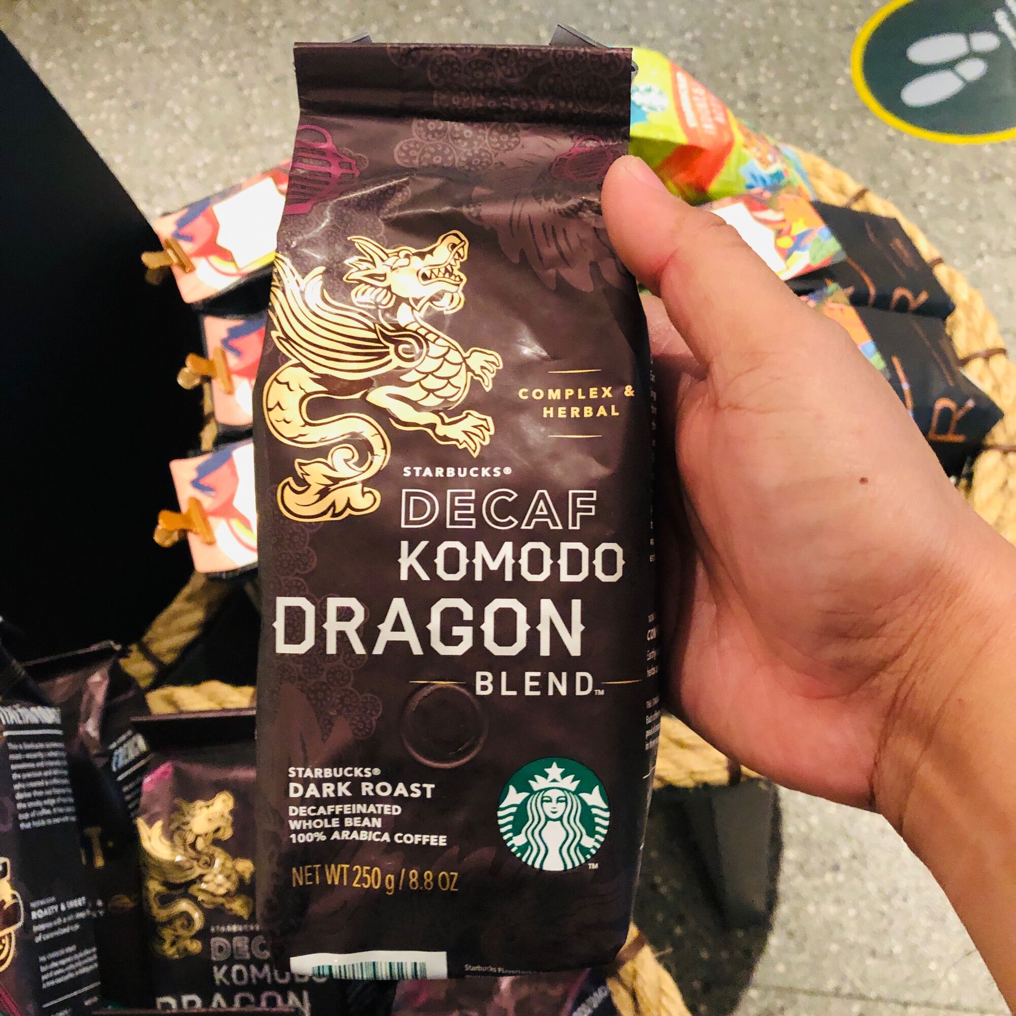 SEALED Starbucks Decaf Komodo Dragon 250 gms Pack | Lazada PH