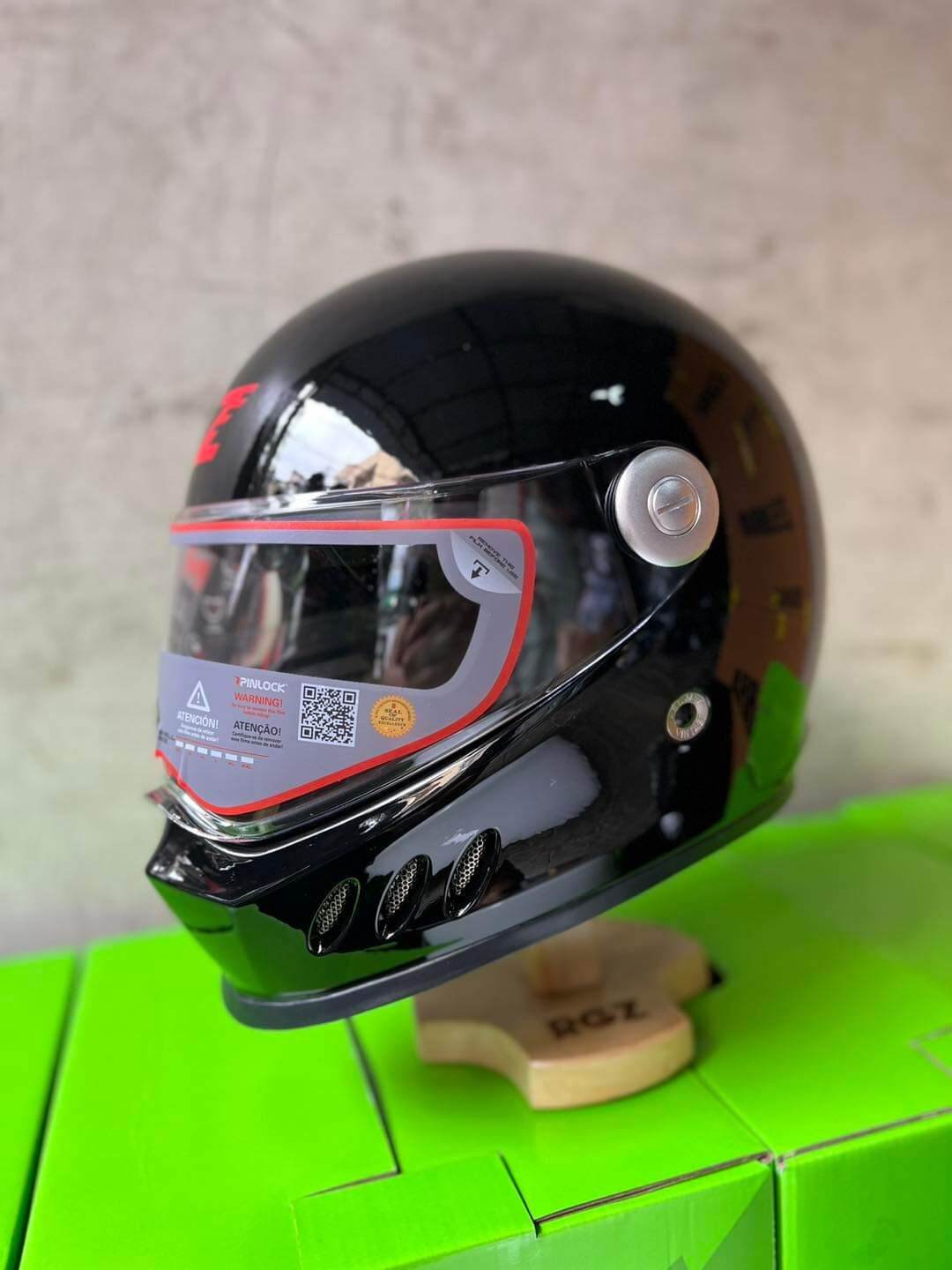 Zebra 811 retro classic motorcycle helmet with LOT OF FREEBIES | Lazada PH