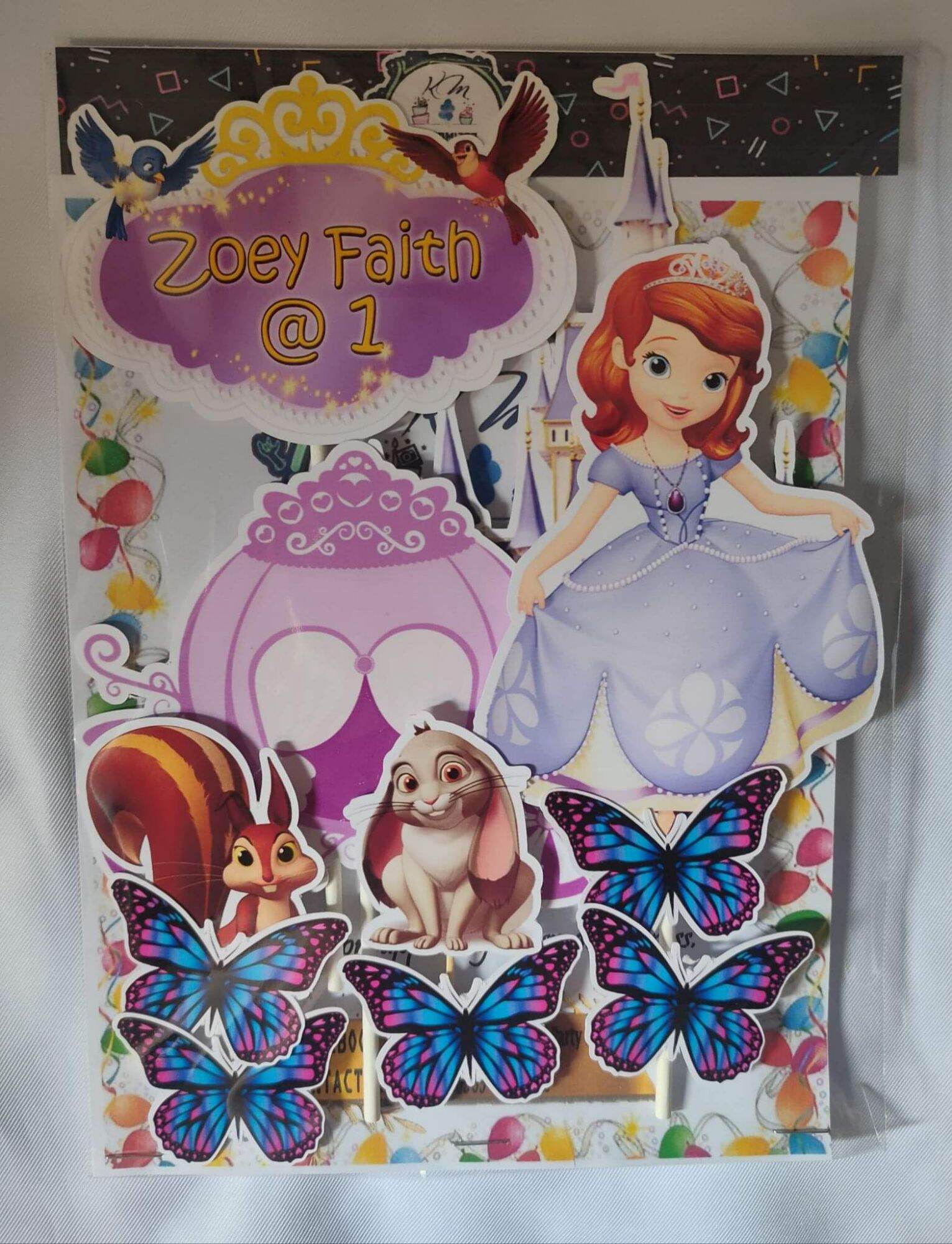 Sofia the First Customize Cake topper | Lazada PH