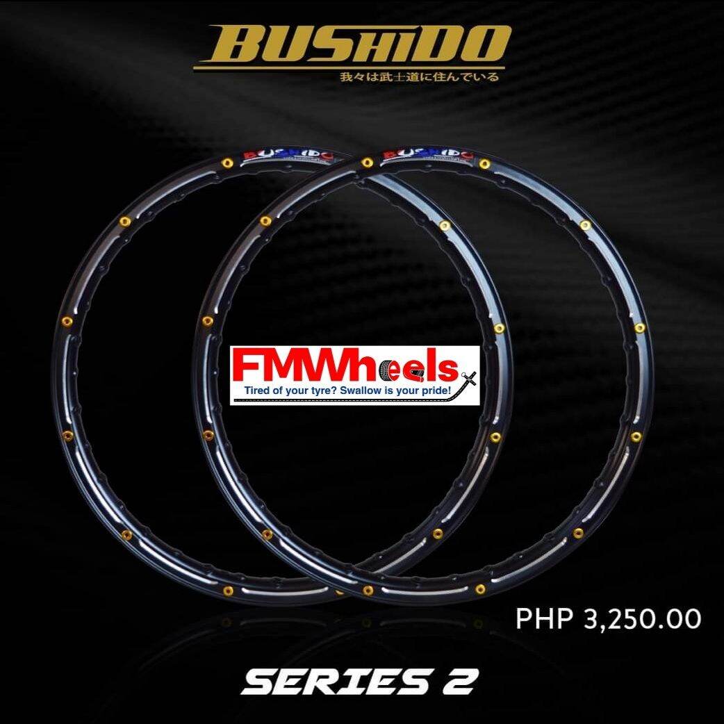 BUSHIDO CNC SERIES SUPER PREMIUM RACING ALLOY RIM ( Pair of 1.40x17 ...