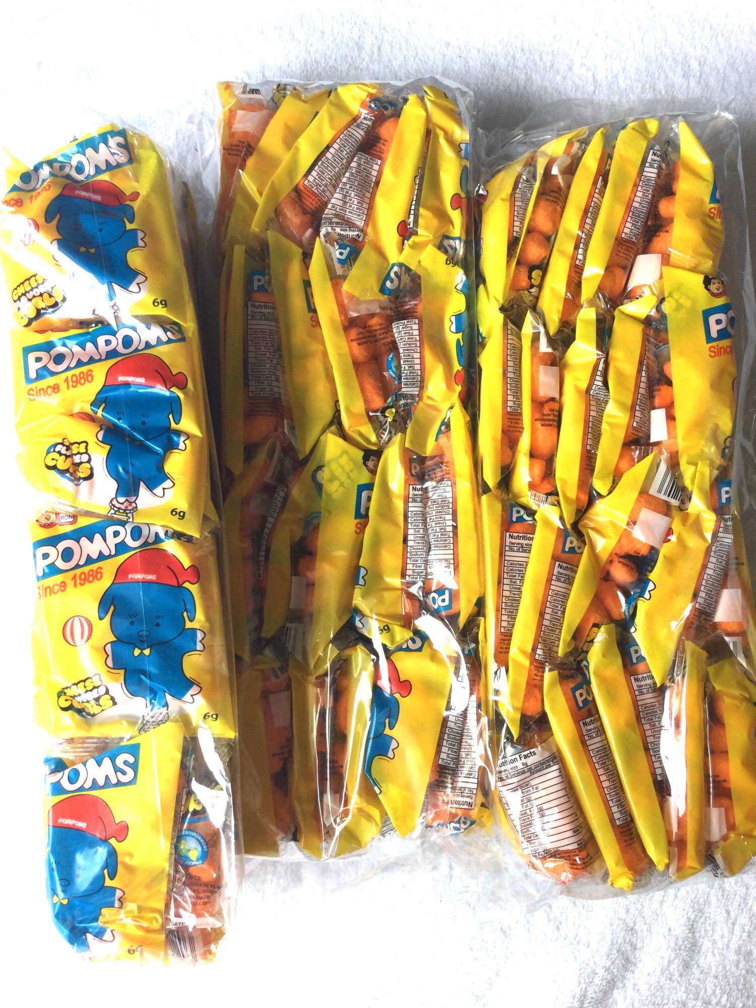 CN House Of Treats 3packs PomPoms Cheese Flavored Curls 7g x 20 pcs All ...