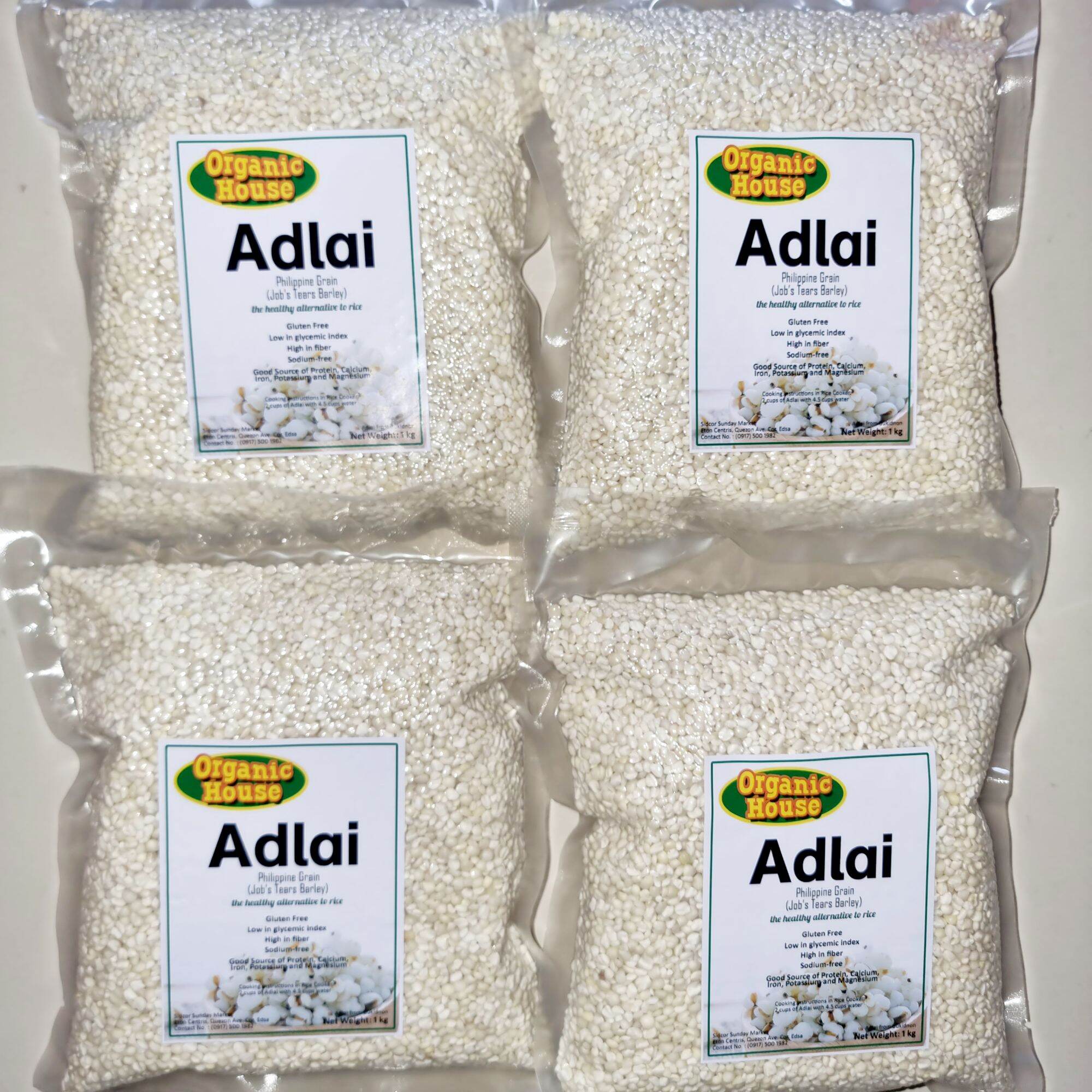 Organic House Adlai Rice bundle of 4kg | Lazada PH