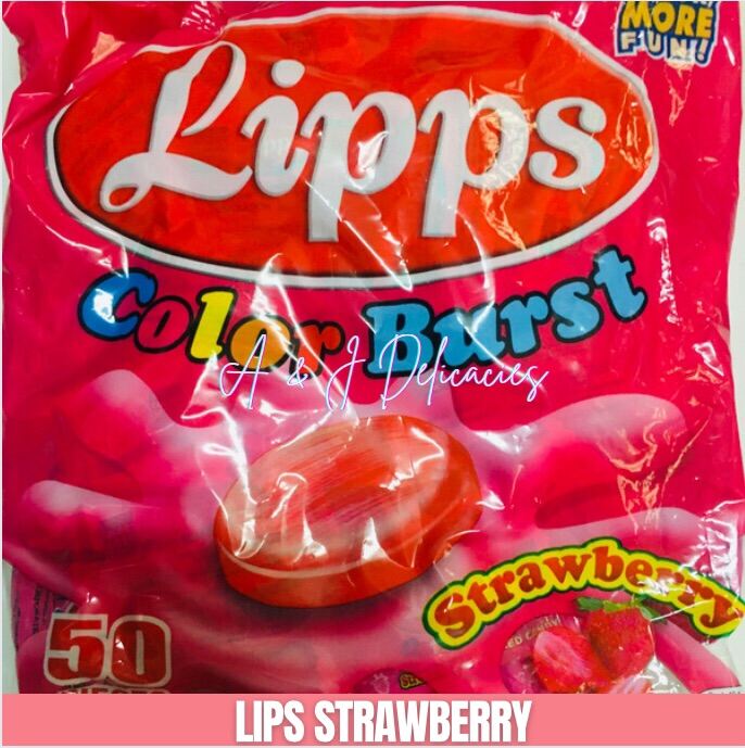 Lipps color Candy! Strawberry Candy (50pcs) | Lazada PH