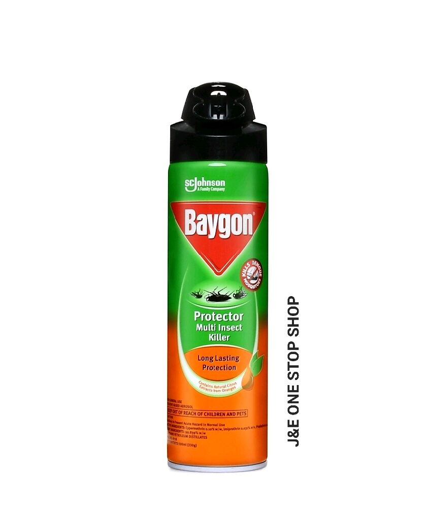 Baygon Protector Multi Insect Killer Orange Scent 500ml | Lazada PH