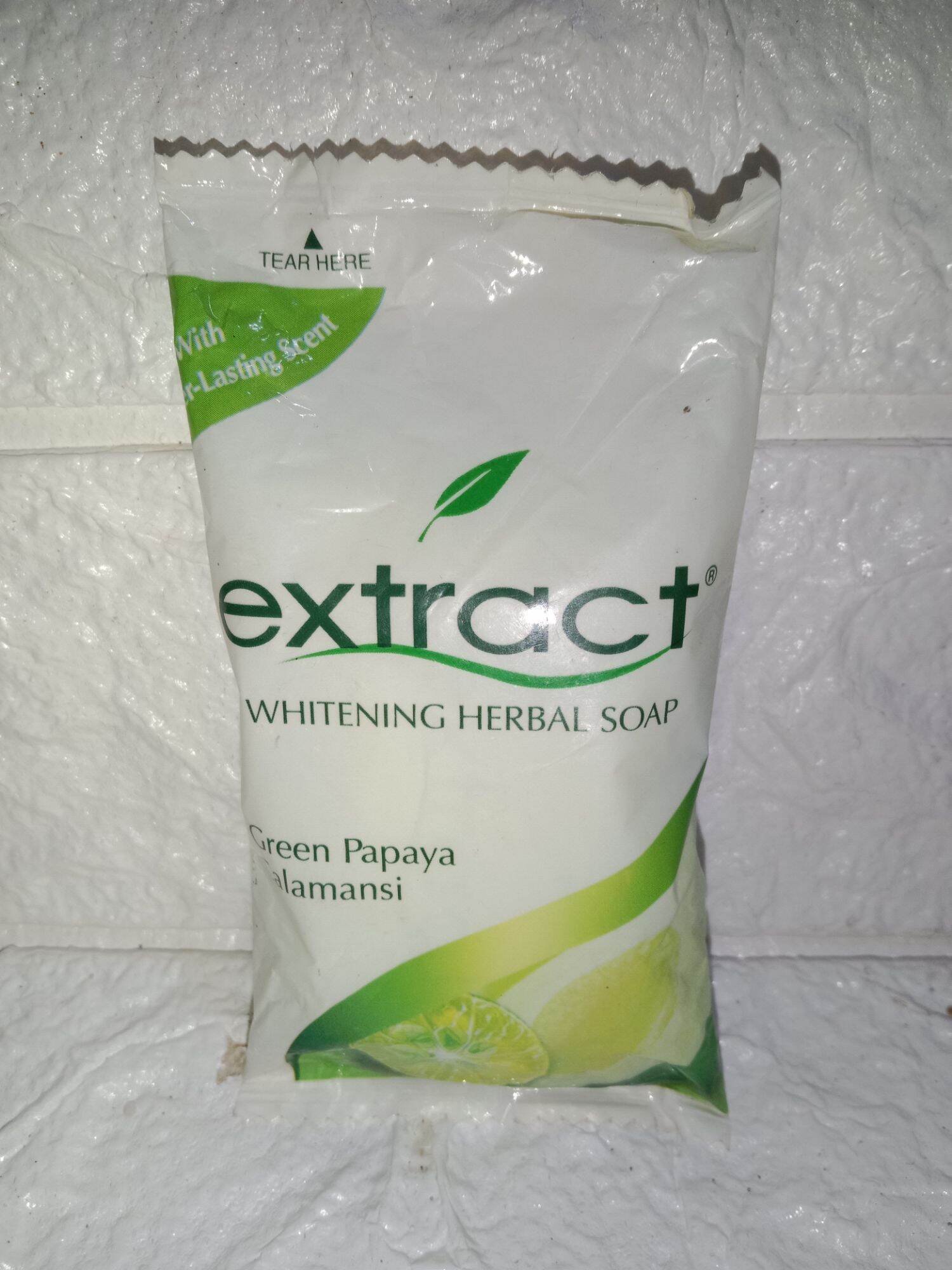 EXTRACT WHITENING HERBAL SOAP GREEN PAPAYA CALAMANSI 65g | Lazada PH